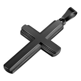 Adelia&acute;s Kettenanh&auml;nger ADELIA&acute;S "Anh&auml;nger &ndash; Kreuz Kreuzanh&auml;nger aus Edelstahl", schwarz, Schmuckanh&auml;nger, Damen, Edelstahl, Kettenanh&auml;nger, Zum Verschenken &ndash; ideal zum einen besonderen Tag