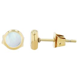 Adelia&acute;s Paar Ohrh&auml;nger ADELIA&acute;S "Ohrringe &ndash; Ohrstecker aus Edelstahl mit Perlmutt", Damen, Gr. Damen, Edelstahl, gold, Ohrringe, Sch&ouml;ne Geschenkidee zum einen besonderen Tag