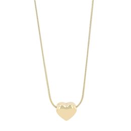 Adelia&acute;s Kette ohne Anh&auml;nger ADELIA&acute;S "Halskette &ndash; Herz aus Edelstahl 43+5", gold, Halsketten, Damen, 48cm, Edelstahl, Ideal als Geschenk f&uuml;r besondere Anl&auml;sse