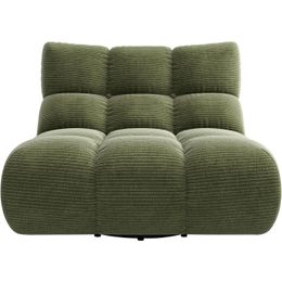 1,5-Sitzer Home Affaire "Cozy Bubble, 360 drehbarer Sessel, Breite 107 cm", turtle, B:112cm H:82cm T:108cm, 100% Polyester, Sofas, mit eleganter Steppung, Rundumbezug & weicher Polsterung