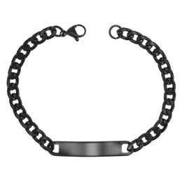 Adelia&acute;s Armband ADELIA&acute;S "Armband &ndash; Panzerarmband aus Edelstahl 18 cm", schwarz, Armb&auml;nder, Damen, 18cm, Edelstahl, Armband, Perfekt zum Verschenken an besondere Menschen