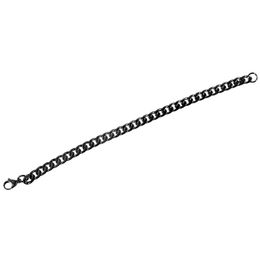 Adelia&acute;s Armband ADELIA&acute;S "Armband &ndash; Panzerarmband aus Edelstahl 21 cm", schwarz, Armb&auml;nder, Damen, 21cm, Edelstahl, Armband, Eine sch&ouml;ne Geschenkidee f&uuml;r jeden Anlass