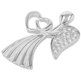 Adelia&acute;s Kettenanh&auml;nger ADELIA&acute;S "Anh&auml;nger &ndash; Engelanh&auml;nger aus 925 Silber mit Zirkonia", silber, Schmuckanh&auml;nger, Damen, Silber 925 (Sterlingsilber), Kettenanh&auml;nger, Perfekt als Geschenk zum Muttertag