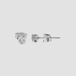 Adelia&acute;s Paar Ohrh&auml;nger ADELIA&acute;S "Ohrringe &ndash; Ohrstecker aus 925 Silber mit Zirkonia", M&auml;dchen, Gr. Kinder, Silber 925 (Sterlingsilber), silber, Ohrringe, Sch&ouml;ne Geschenkidee zum Weihnachten