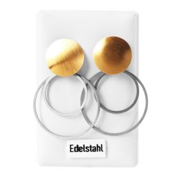 Adelia&acute;s Paar Ohrh&auml;nger ADELIA&acute;S "Ohrringe &ndash; Ohrstecker aus Edelstahl", Damen, Gr. Damen, Edelstahl, silber, Ohrringe, Ideal als Geschenk zum einfach so