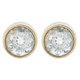 Adelia&acute;s Paar Ohrh&auml;nger ADELIA&acute;S "Ohrringe &ndash; Ohrstecker aus Edelstahl mit Zirkonia", Damen, Gr. Damen, Edelstahl, gold, Ohrringe, Ideal zum Verschenken &ndash; schlicht und stilvoll