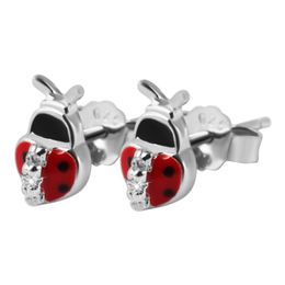 Adelia&acute;s Paar Ohrh&auml;nger ADELIA&acute;S "Ohrringe &ndash; Ohrstecker aus 925 Silber mit Zirkonia", M&auml;dchen, Gr. M&auml;dchen, Silber 925 (Sterlingsilber), silber, Ohrringe, Ideal als Geschenk &ndash; dezent und elegant