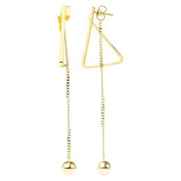 Adelia&acute;s Paar Ohrh&auml;nger ADELIA&acute;S "Ohrringe aus Edelstahl", Damen, Gr. Damen, Edelstahl, gold, Ohrringe, Ideal als Geschenk f&uuml;r besondere Anl&auml;sse