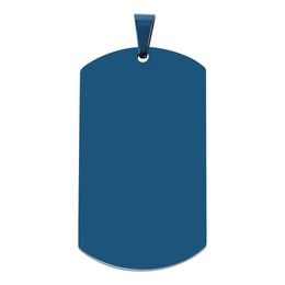 Adelia&acute;s Kettenanh&auml;nger ADELIA&acute;S "Anh&auml;nger &ndash; Gravuranh&auml;nger aus Edelstahl", blau, Schmuckanh&auml;nger, Damen, Edelstahl, Kettenanh&auml;nger, Perfekt als Geschenk f&uuml;r besondere Menschen