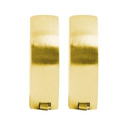 Adelia&acute;s Klappcreolen ADELIA&acute;S "Ohrringe &ndash; Klappcreole aus Edelstahl", Damen, Gr. Damen, Edelstahl, gold, Ohrringe Klappcreolen, Geschenkidee: zeitlos und vielseitig
