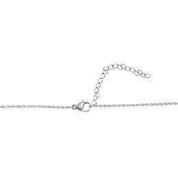 Adelia&acute;s Kette ohne Anh&auml;nger ADELIA&acute;S "Halskette &ndash; Ankerkette aus Edelstahl 43 cm", silber, Halsketten, Damen, 43cm, Edelstahl, Perfekt zum Verschenken an besondere Menschen