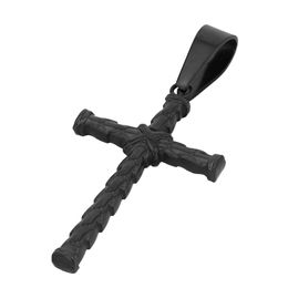 Adelia&acute;s Kettenanh&auml;nger ADELIA&acute;S "Anh&auml;nger &ndash; Kreuz Kreuzanh&auml;nger aus Edelstahl", schwarz, Schmuckanh&auml;nger, Damen, Edelstahl, Kettenanh&auml;nger, Ein stilvolles Geschenk f&uuml;r besondere Momente