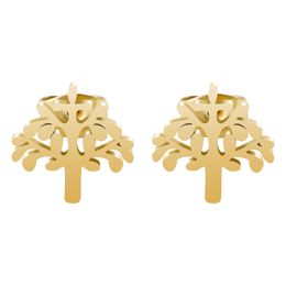 Adelia&acute;s Paar Ohrh&auml;nger ADELIA&acute;S "Ohrringe &ndash; Ohrstecker aus Edelstahl", Damen, Gr. Damen, Edelstahl, gold, Ohrringe, Sch&ouml;ne Geschenkidee zum Geburtstag