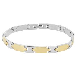 Adelia&acute;s Gliederarmband ADELIA&acute;S "Armband &ndash; Gliederarmband aus Edelstahl 23 cm", gold (silber), Armb&auml;nder, Damen, 23cm, Edelstahl, Gliederarmband, Perfekt zum Verschenken an besondere Menschen