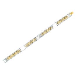 Adelia&acute;s Gliederarmband ADELIA&acute;S "Armband &ndash; Gliederarmband aus Edelstahl 21 cm", silber, Armb&auml;nder, Herren, 21cm, Edelstahl, Gliederarmband, Ideal als Geschenk &ndash; dezent und elegant