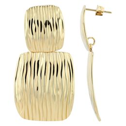 Adelia&acute;s Paar Ohrh&auml;nger ADELIA&acute;S "Ohrringe &ndash; Ohrstecker aus Edelstahl", Damen, Gr. Damen, Edelstahl, gold, Ohrringe, Perfekt als Geschenk f&uuml;r besondere Menschen