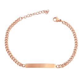 Adelia&acute;s Armband ADELIA&acute;S "Armband &ndash; Panzerarmband aus Edelstahl 21 cm", rosa (gold), Armb&auml;nder, Damen, 21cm, Edelstahl, Armband, Ideal als Geschenk &ndash; dezent und elegant