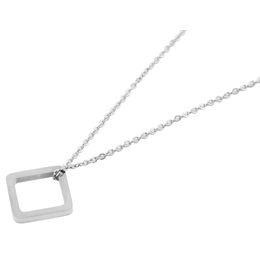 Adelia&acute;s Kette ohne Anh&auml;nger ADELIA&acute;S "Halskette mit Anh&auml;nger &ndash; aus Edelstahl", silber, Halsketten, Damen, 43cm, Edelstahl, Ideal als Geschenk &ndash; dezent und elegant
