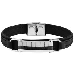 Adelia&acute;s Armband ADELIA&acute;S "Armband aus Leder 21 cm", schwarz, Armb&auml;nder, Damen, 21cm, Leder, Armband, Ideal als Geschenk zum Jubil&auml;um