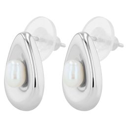 Adelia&acute;s Paar Ohrh&auml;nger ADELIA&acute;S "Ohrringe &ndash; Ohrstecker aus 925 Silber mit S&uuml;&szlig;wasserperle", Damen, Gr. Damen, Silber 925 (Sterlingsilber), silber, Ohrringe, Sch&ouml;ne Geschenkidee zum Muttertag