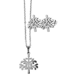 Adelia&acute;s Kette ohne Anh&auml;nger ADELIA&acute;S "Halskette mit Anh&auml;nger &ndash; Lebensbaum aus Edelstahl", silber, Halsketten, Damen, 43cm, Edelstahl, Ein Geschenk, das Freude macht