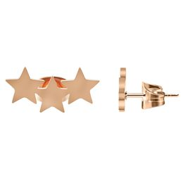 Adelia&acute;s Paar Ohrh&auml;nger ADELIA&acute;S "Ohrringe &ndash; Ohrstecker aus Edelstahl", Damen, Gr. Damen, Edelstahl, rosa (gold), Ohrringe, Perfekt zum Verschenken an besondere Menschen