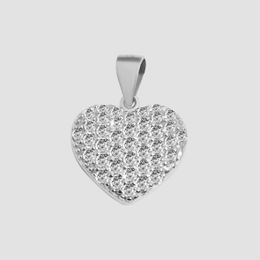 Adelia&acute;s Kettenanh&auml;nger ADELIA&acute;S "Anh&auml;nger &ndash; Herz Herzanh&auml;nger aus 925 Silber mit Zirkonia", transparent (silber), Schmuckanh&auml;nger, Damen, Silber 925 (Sterlingsilber), Kettenanh&auml;nger, Perfekt als Geschenk f&uuml;r besondere Menschen