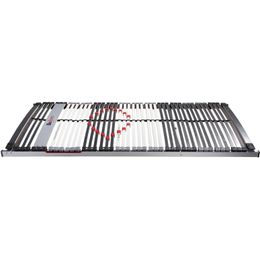 Lattenrost BeSports "Lattenrost Excellence NV, Lattenrost in 90x200 cm und weiteren Gr&ouml;&szlig;en", schwarz, B:80cm H:8cm L:200cm, Lattenroste, Lattenrost, Lattenrost in 90x200 cm und weiteren Gr&ouml;&szlig;en, komfortabler Lattenrost