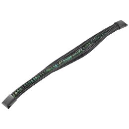 Adelia&acute;s Armband ADELIA&acute;S "Armband &ndash; Lederarmband aus Leder mit Tigerauge 21 cm", schwarz, Armb&auml;nder, Damen, 21cm, Leder, Armband, Ideal zum Verschenken &ndash; schlicht und stilvoll