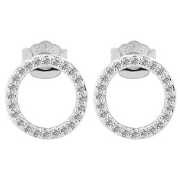 Adelia&acute;s Paar Ohrh&auml;nger ADELIA&acute;S "Ohrringe &ndash; Ohrstecker aus 925 Silber", Damen, Gr. Damen, Silber 925 (Sterlingsilber), silber, Ohrringe, Perfekt als Geschenk f&uuml;r besondere Menschen