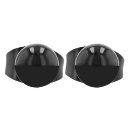 Adelia&acute;s Paar Ohrh&auml;nger ADELIA&acute;S "Ohrringe &ndash; Ohrstecker aus Edelstahl", Damen, Gr. Unisex, Edelstahl, schwarz, Ohrringe, Ein kleines Geschenk mit gro&szlig;er Wirkung