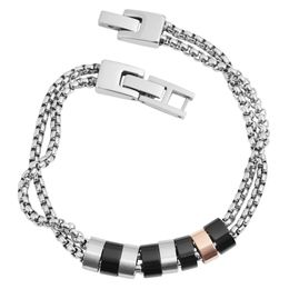 Adelia&acute;s Armband ADELIA&acute;S "Armband aus Edelstahl 21 cm", silber, Armb&auml;nder, Damen, 21cm, Edelstahl, Armband, Perfekt als Geschenk zum Jubil&auml;um