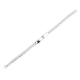 Adelia&acute;s Armband ADELIA&acute;S "Armband &ndash; Panzerarmband aus Edelstahl 18 cm", silber, Armb&auml;nder, Damen, 18cm, Edelstahl, Armband, Perfekt als Geschenk zum einen besonderen Tag