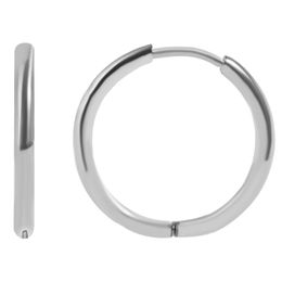 Adelia&acute;s Klappcreolen ADELIA&acute;S "Ohrringe &ndash; Klappcreole aus Edelstahl", Damen, Gr. Unisex, Edelstahl, silber, Ohrringe Klappcreolen, Ideal als Geschenk f&uuml;r besondere Anl&auml;sse
