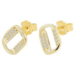 Adelia&acute;s Paar Ohrh&auml;nger ADELIA&acute;S "Ohrringe &ndash; Ohrstecker aus 925 Silber", Damen, Gr. Damen, Silber 925 (Sterlingsilber), gold, Ohrringe, Ein kleines Geschenk mit gro&szlig;er Wirkung