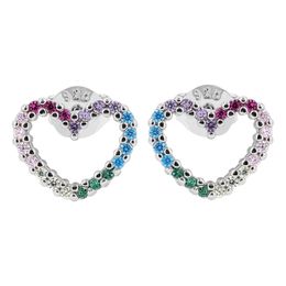 Adelia&acute;s Paar Ohrh&auml;nger ADELIA&acute;S "Ohrringe &ndash; Ohrstecker aus 925 Silber mit Zirkonia", Damen, Gr. Damen, Silber 925 (Sterlingsilber), silber, Ohrringe, Zum Verschenken &ndash; ideal zum einen besonderen Tag
