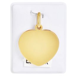 Adelia&acute;s Kettenanh&auml;nger ADELIA&acute;S "Anh&auml;nger &ndash; Herz Gravuranh&auml;nger aus Edelstahl", gold, Schmuckanh&auml;nger, Damen, Edelstahl, Kettenanh&auml;nger, Perfekt als Geschenk zum Valentinstag