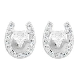 Adelia&acute;s Paar Ohrh&auml;nger ADELIA&acute;S "Ohrringe &ndash; Ohrstecker aus 925 Silber mit Zirkonia", Damen, Gr. Damen, Silber 925 (Sterlingsilber), silber, Ohrringe, Zum Verschenken &ndash; ideal zum Jubil&auml;um