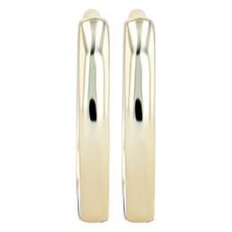 Adelia&acute;s Klappcreolen ADELIA&acute;S "Ohrringe &ndash; Klappcreole aus 925 Silber", Damen, Gr. Damen, Silber 925 (Sterlingsilber), gold, Ohrringe Klappcreolen, Ideal als Geschenk f&uuml;r besondere Anl&auml;sse
