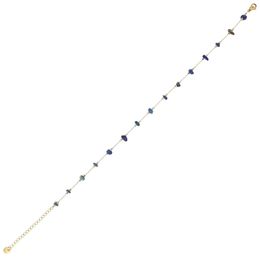 Adelia&acute;s Kettenanh&auml;nger ADELIA&acute;S "Anh&auml;nger aus Edelstahl mit Perle", blau (gold), Schmuckanh&auml;nger, Damen, Edelstahl, Kettenanh&auml;nger, Ein Geschenk, das Freude macht