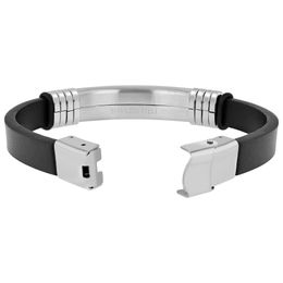 Adelia&acute;s Armband ADELIA&acute;S "Armband &ndash; Lederarmband aus Leder 21 cm", schwarz, Armb&auml;nder, Damen, 21cm, Leder, Armband, Perfekt zum Verschenken an besondere Menschen