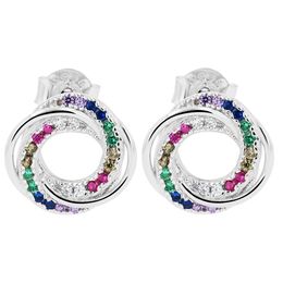 Adelia&acute;s Paar Ohrh&auml;nger ADELIA&acute;S "Ohrringe &ndash; Ohrstecker aus 925 Silber mit Zirkonia", Damen, Gr. Damen, Silber 925 (Sterlingsilber), silber, Ohrringe, Perfekt als Geschenk f&uuml;r besondere Menschen