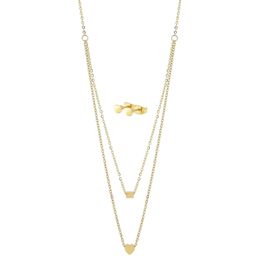 Adelia&acute;s Kette ohne Anh&auml;nger ADELIA&acute;S "Halskette aus Edelstahl 45+5", gold, Halsketten, Damen, 50cm, Edelstahl, Eine sch&ouml;ne Geschenkidee f&uuml;r jeden Anlass