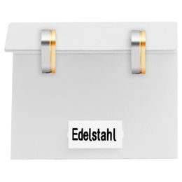 Adelia&acute;s Klappcreolen ADELIA&acute;S "Ohrringe &ndash; Klappcreole aus Edelstahl", Damen, Gr. Damen, Edelstahl, gold (wei&szlig;), Ohrringe Klappcreolen, Ideal als Geschenk &ndash; dezent und elegant