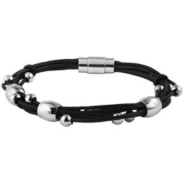 Adelia&acute;s Armband ADELIA&acute;S "Armband &ndash; Lederarmband aus Leder 23 cm", schwarz, Armb&auml;nder, Damen, 23cm, Leder, Armband, Zum Verschenken an Menschen, die Ihnen am Herzen liegen