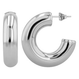 Adelia&acute;s Paar Ohrh&auml;nger ADELIA&acute;S "Ohrringe &ndash; Ohrstecker aus Edelstahl", Damen, Gr. Damen, Edelstahl, silber, Ohrringe, Zum Verschenken &ndash; ideal zum Geburtstag