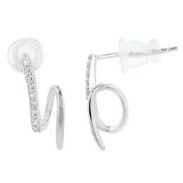 Adelia&acute;s Paar Ohrh&auml;nger ADELIA&acute;S "Ohrringe &ndash; Ohrstecker aus 925 Silber mit Zirkonia", Damen, Gr. Damen, Silber 925 (Sterlingsilber), silber, Ohrringe, Zum Verschenken an Menschen, die Ihnen am Herzen liegen
