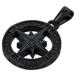 Adelia&acute;s Kettenanh&auml;nger ADELIA&acute;S "Anh&auml;nger aus Edelstahl", schwarz, Schmuckanh&auml;nger, Damen, Edelstahl, Kettenanh&auml;nger, Perfekt als Geschenk zum Muttertag