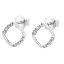 Adelia&acute;s Paar Ohrh&auml;nger ADELIA&acute;S "Ohrringe &ndash; Ohrstecker aus 925 Silber", Damen, Gr. Damen, Silber 925 (Sterlingsilber), silber, Ohrringe, Perfekt als Geschenk zum Muttertag