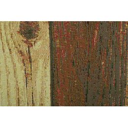 Teppich Sansibar "Rantum Beach SA-029", braun, B:100cm H:5mm L:200cm, Polypropylen, Teppiche, Teppich, Flachgewebe, modernes Design, Motiv Holzdielen, In- & Outdoor geeignet